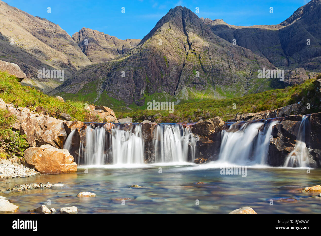The beautiful Fairy Pools on the Isle of Skye, Scotland Stock Photo - Alamy