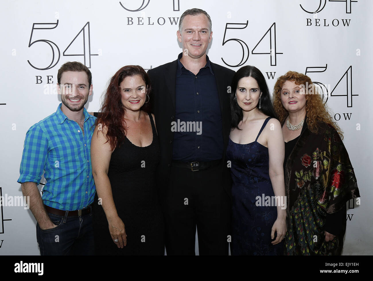 Post show photo op at Sondheim Unplugged, held at 54 Below nightclub ...