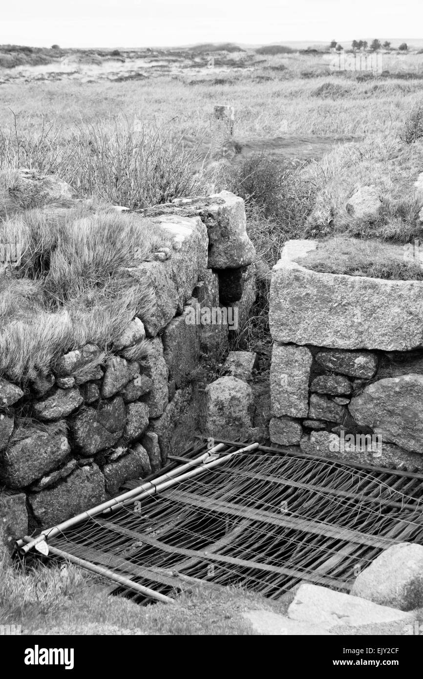 The Ding Dong Tin Mine Madron Cornwall England UK Mine shaft Stock ...