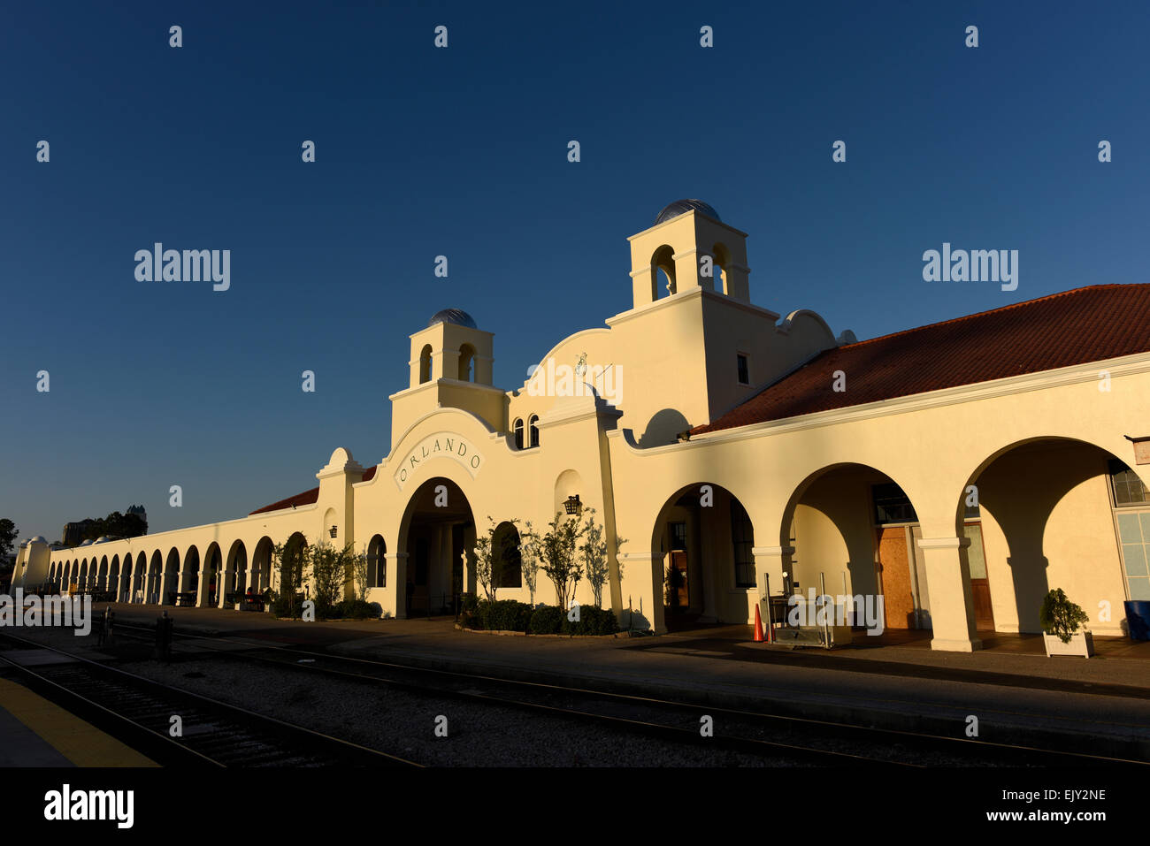 The Orlando train station used by Amtrak and SunRail near downtown ...