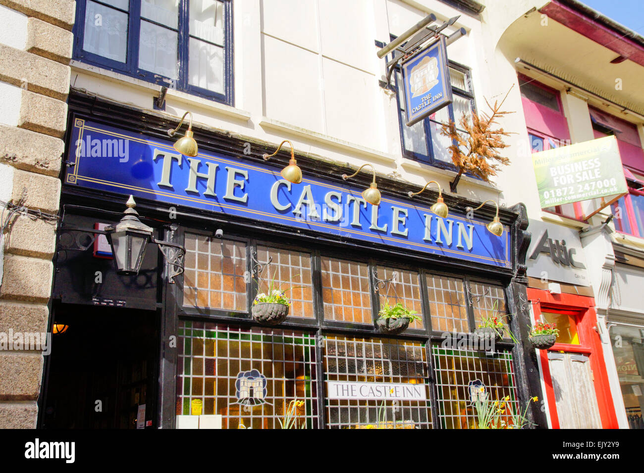 St Ives a charming historic seaside town in Cornwall England UK The ...