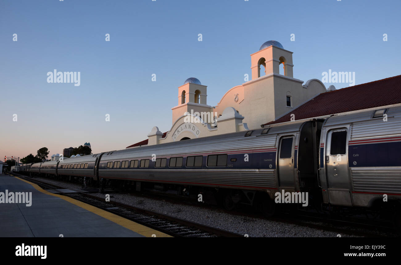 The Orlando train station used by Amtrak and SunRail near downtown ...