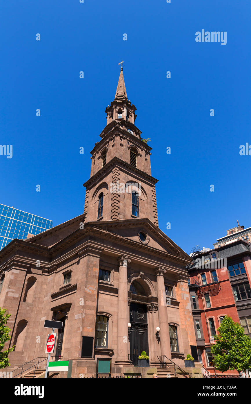 Boston Arlington Street Church in Massachusetts USA Stock Photo - Alamy