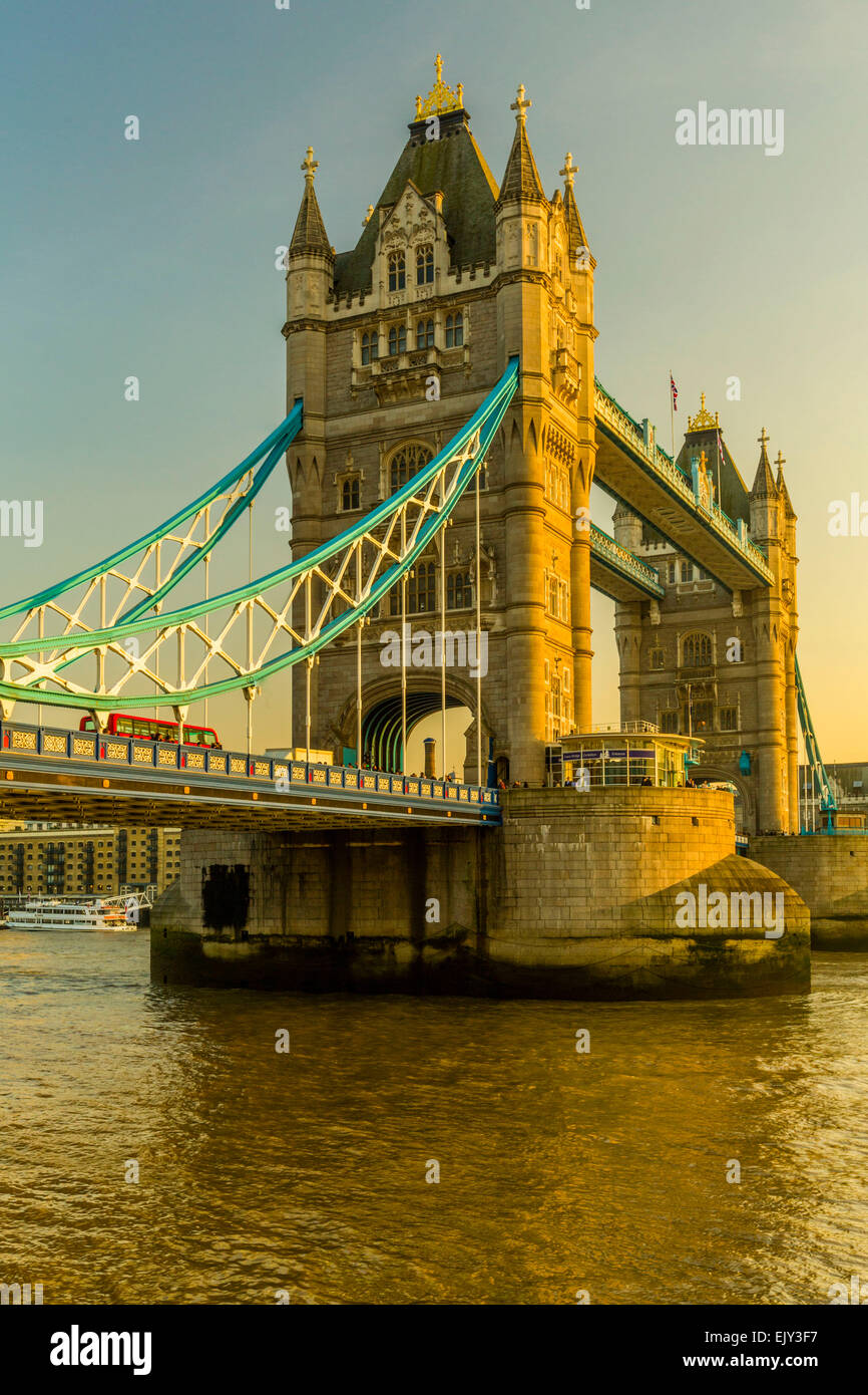 Tower Bridge in London is an iconic structure must for tourist to visit ...