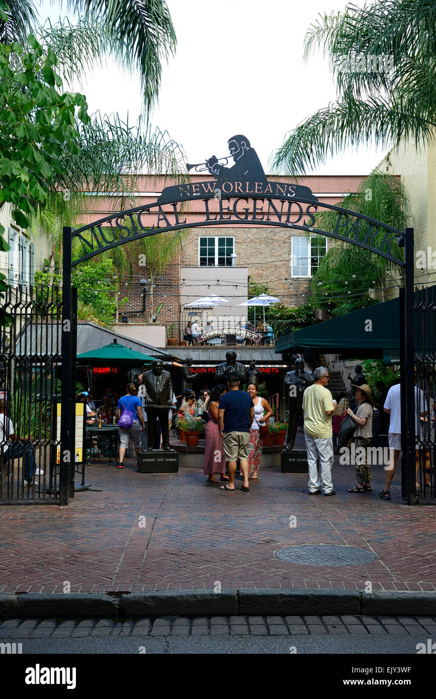 musical legends park bourbon street french quarter new orleans jazz ...