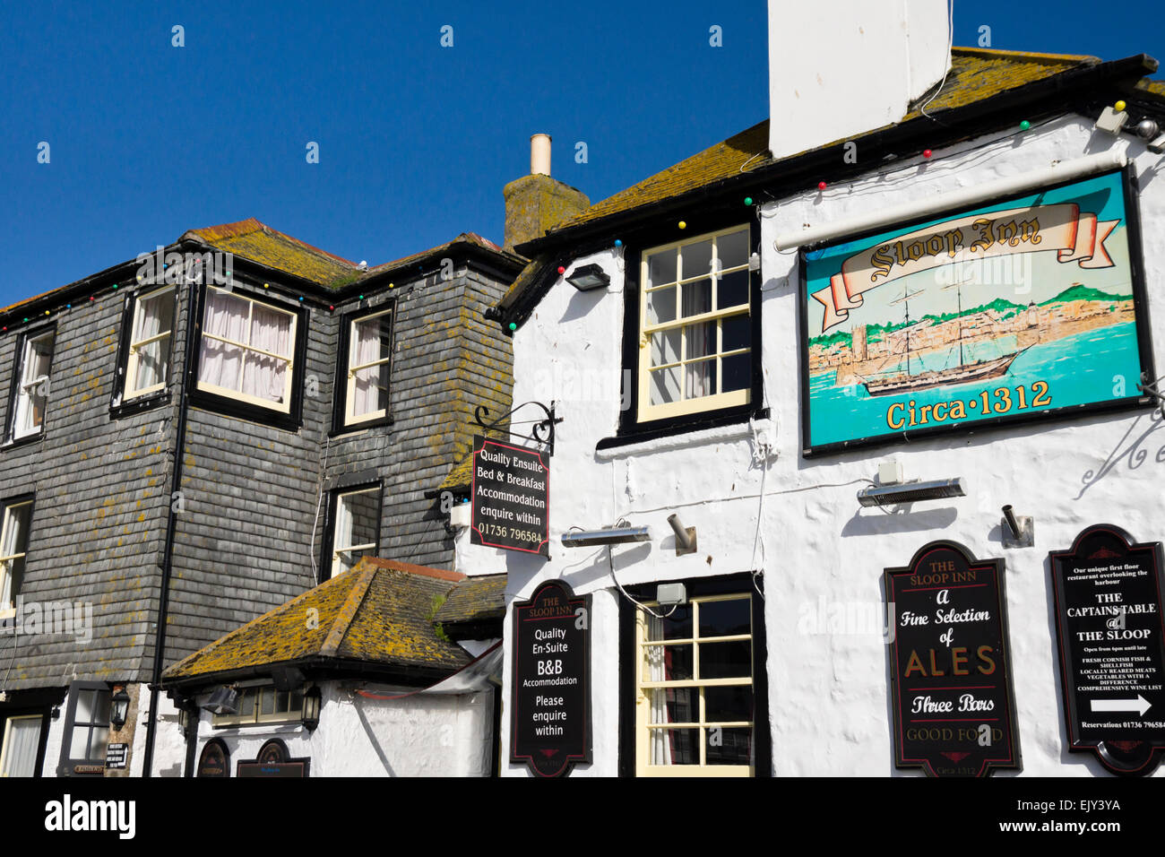 St Ives a charming historic seaside town in Cornwall England UK The ...