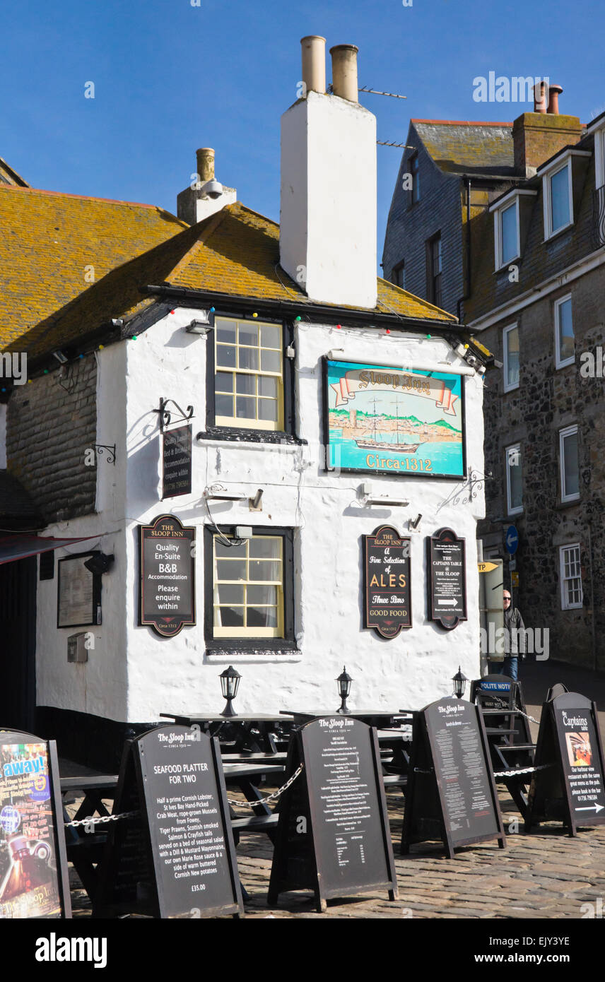St Ives a charming historic seaside town in Cornwall England UK The ...