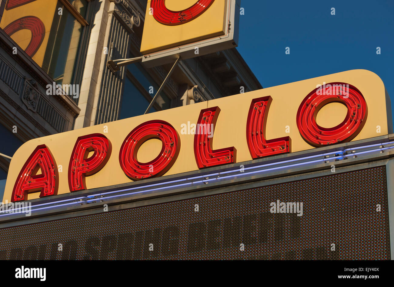 APOLLO THEATER SIGN ONE HUNDRED AND TWENTY FIFTH STREET HARLEM ...