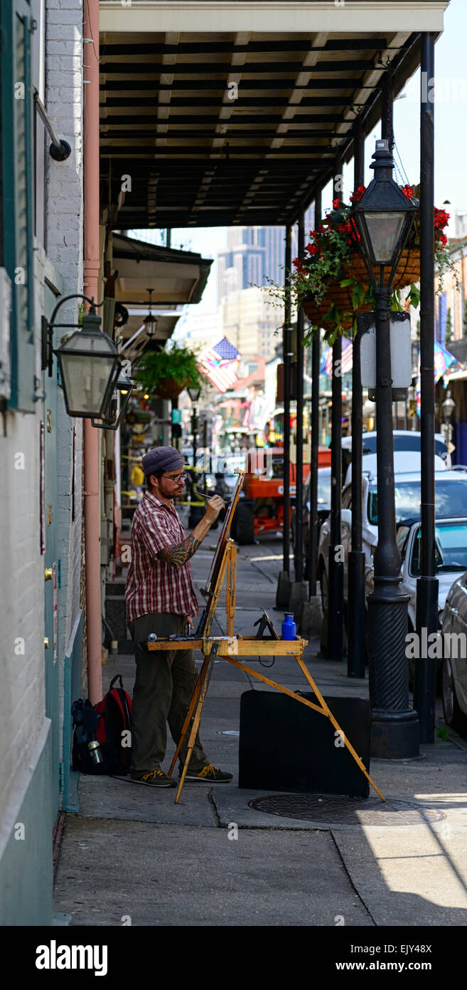 street artist painter paint paintings prints street scene outdoors ...