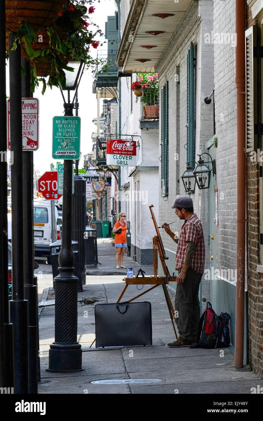 street artist painter paint paintings prints street scene outdoors ...