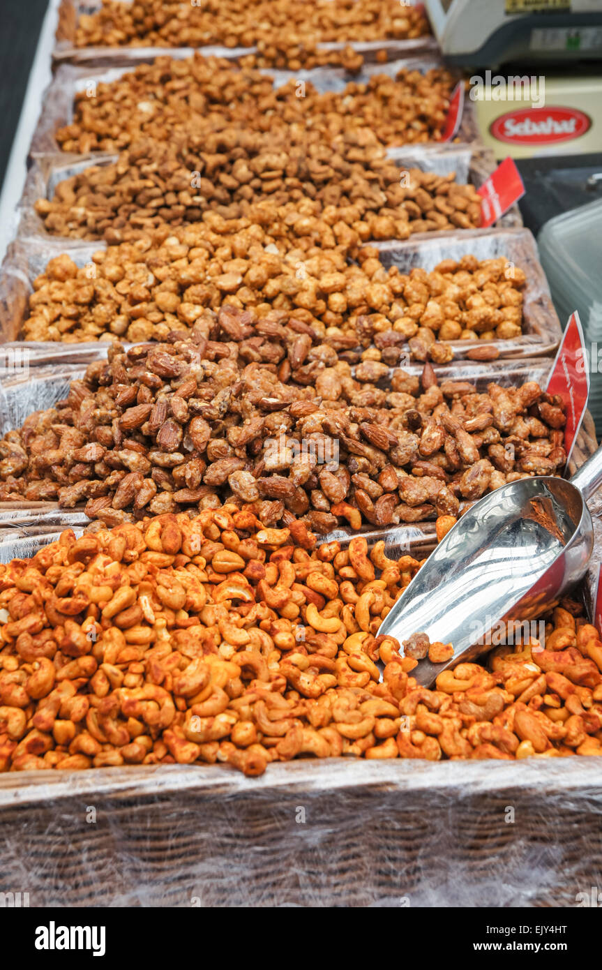 Nut shop display of nuts hi-res stock photography and images - Alamy