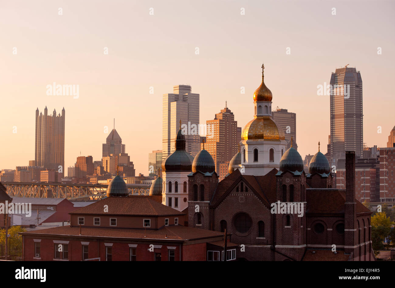 DOMES OF SAINT JOHN THE BAPTIST UKRANIAN CHURCH SOUTH SIDE PITTSBURGH ...