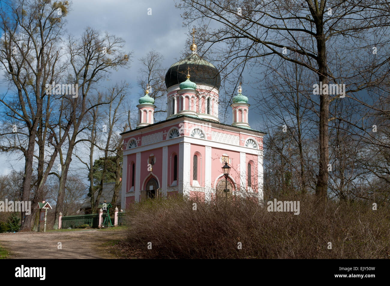 Alexander Nevsky Memorial Church, Russian orthodox church in Potsdam ...