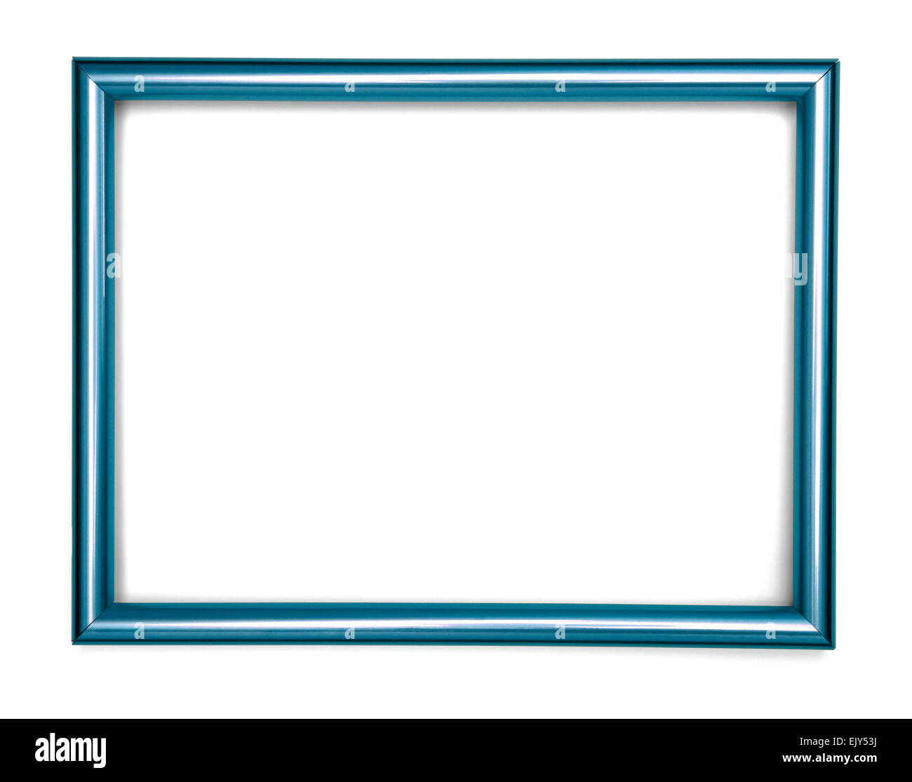 Decorative blue wall with gold frame hi-res stock photography and ...