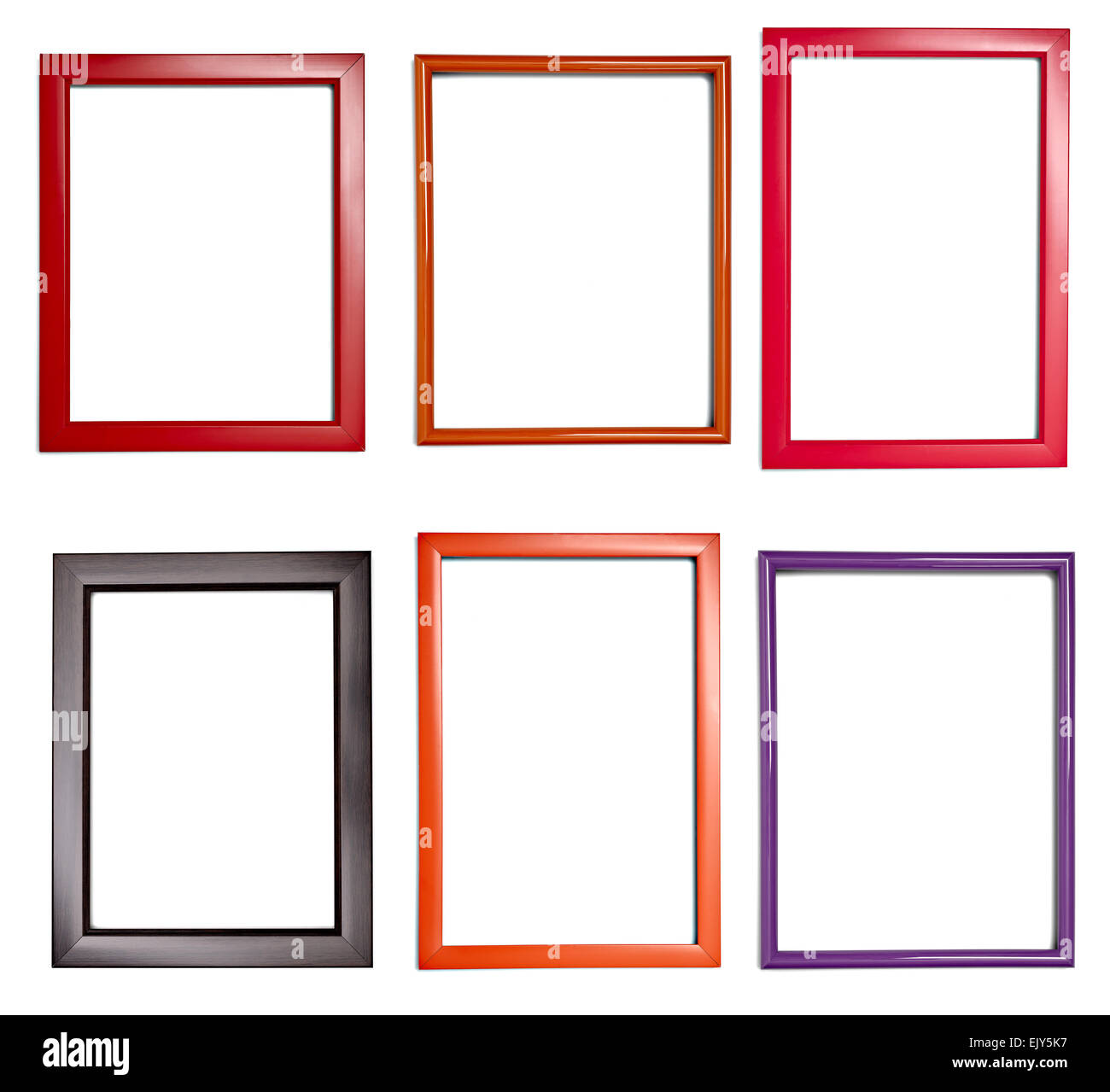 Red blue frame design Cut Out Stock Images & Pictures - Alamy