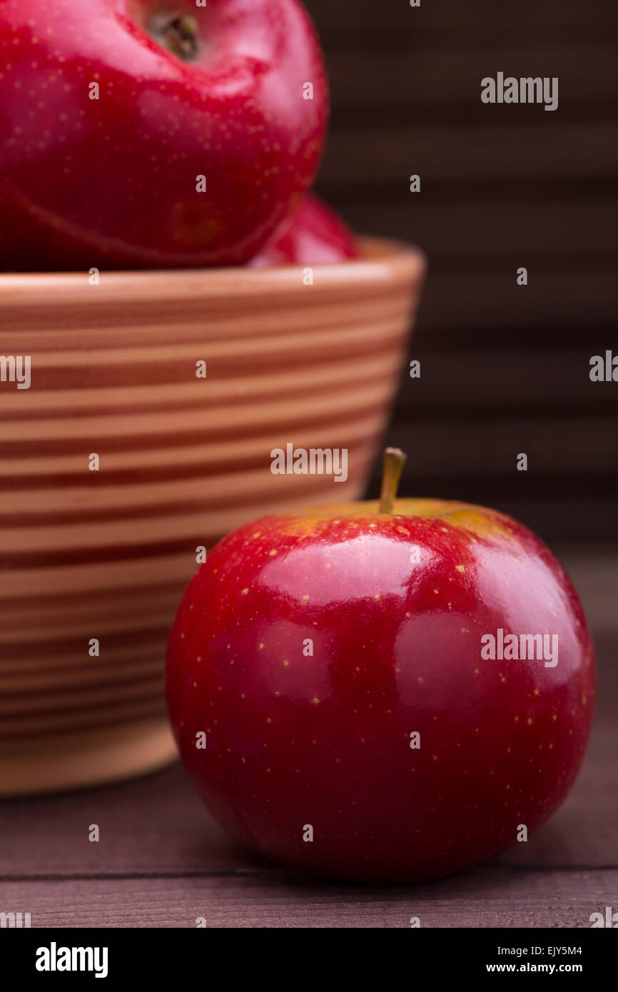 red ripe apples Stock Photo - Alamy