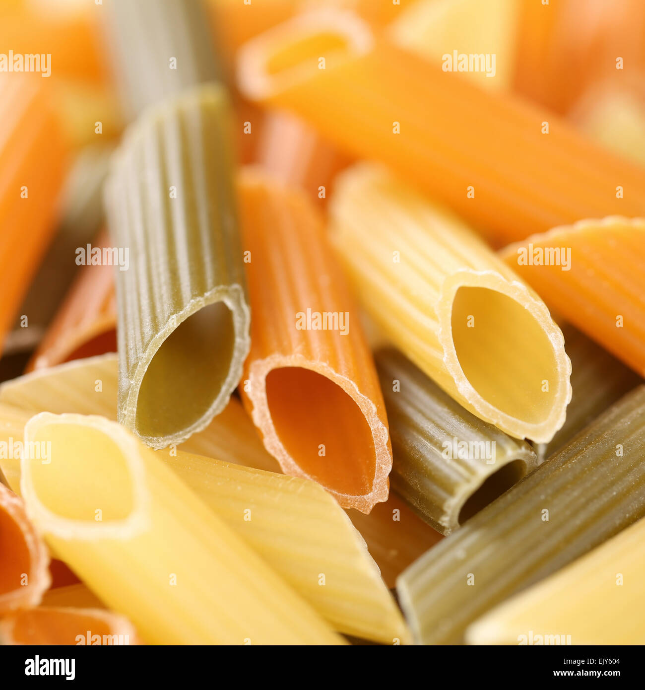 Close up of raw rigatoni hi-res stock photography and images - Alamy