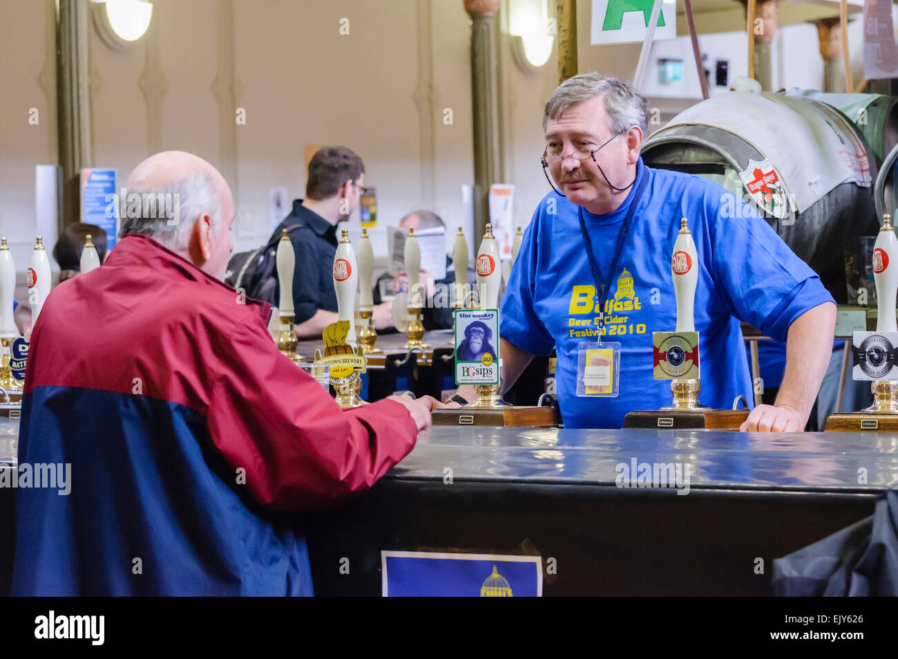 Camra beer festival bar hi-res stock photography and images - Alamy