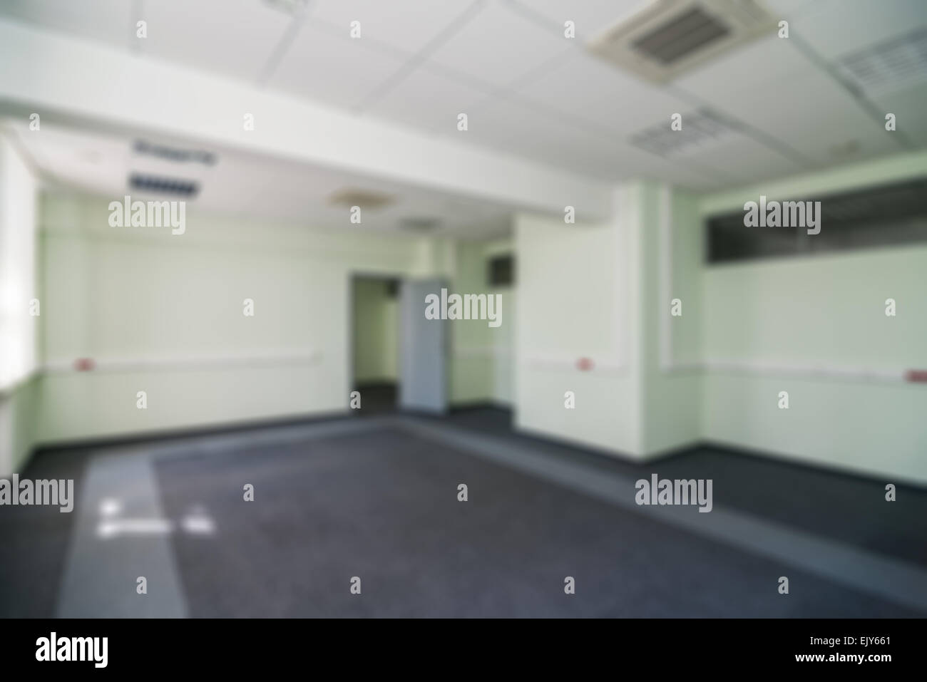 Common generic office building interior blur background Stock Photo - Alamy
