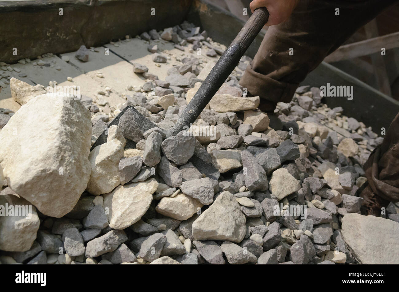 Prisoners breaking rocks hi-res stock photography and images - Alamy