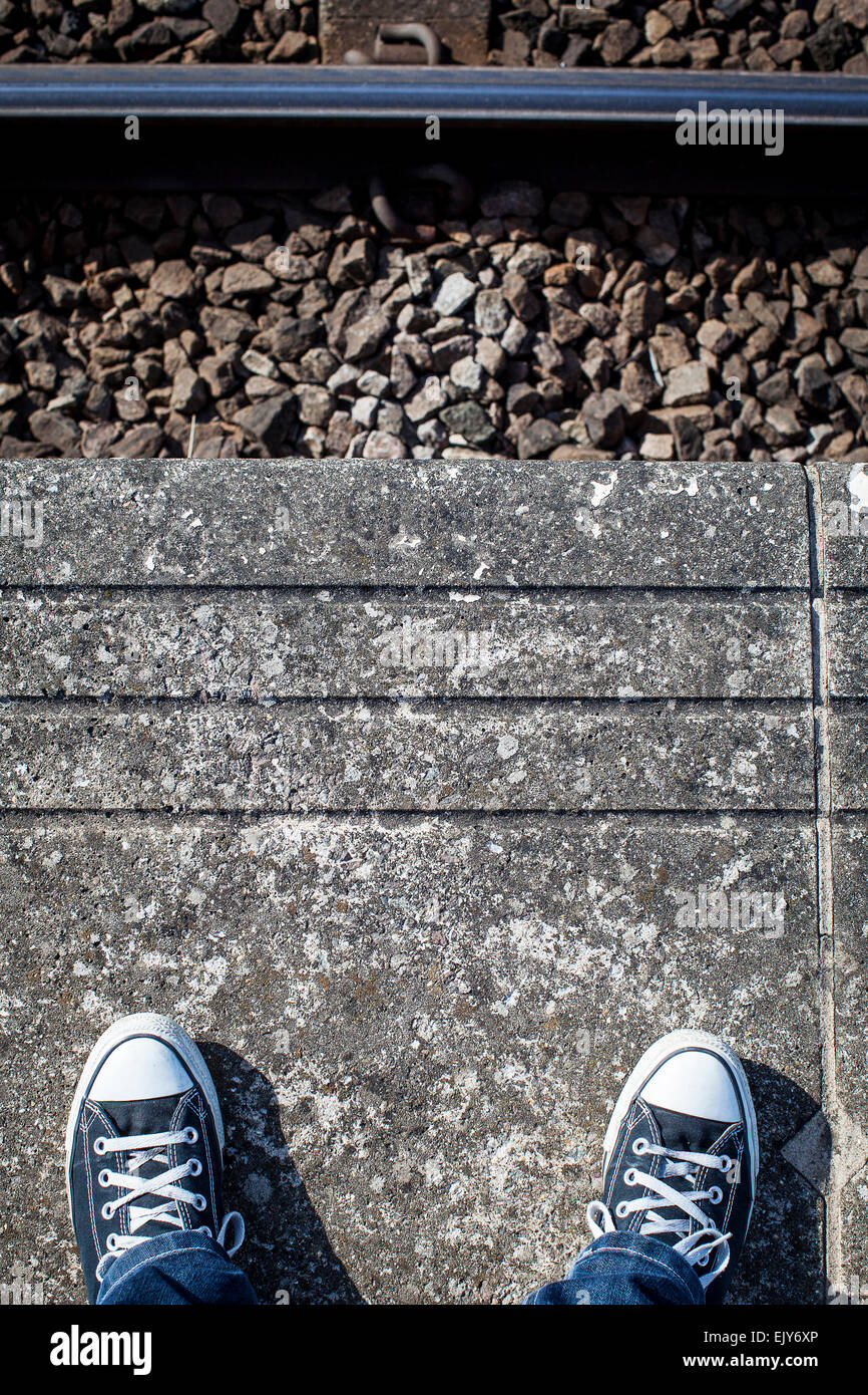 Tarmac train platform hi-res stock photography and images - Alamy