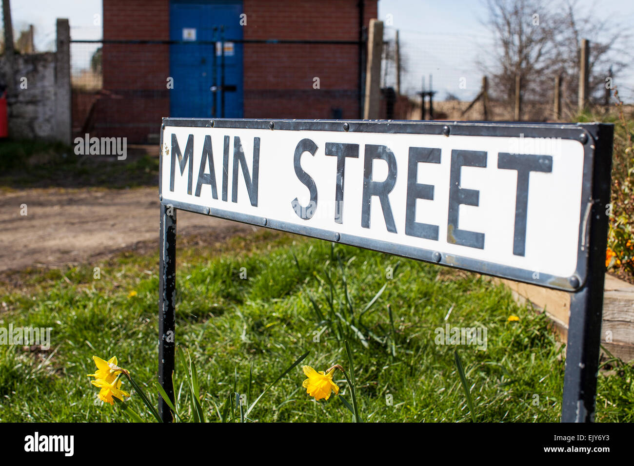 Main Street Sign Stock Photo - Alamy