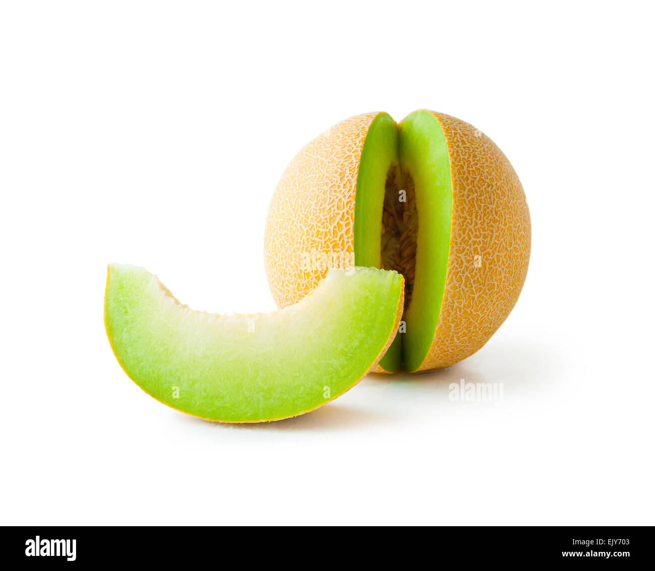 Melon slice Cut Out Stock Images & Pictures - Alamy