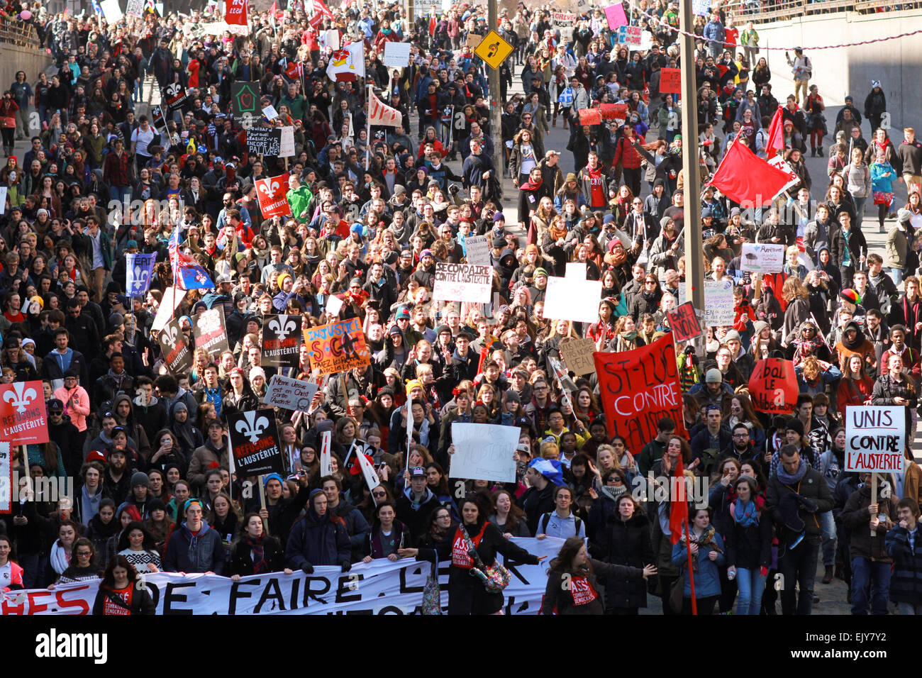 Student students holding signs posters hi-res stock photography and ...