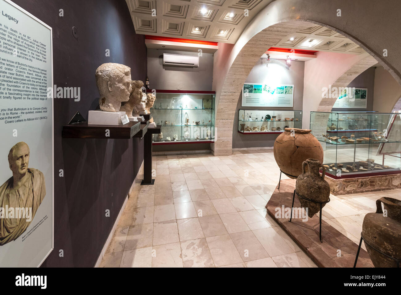 the Museum at Ancient Butrint, southern Albania Stock Photo - Alamy