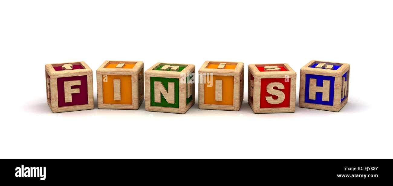 Finish no Cut Out Stock Images & Pictures - Alamy