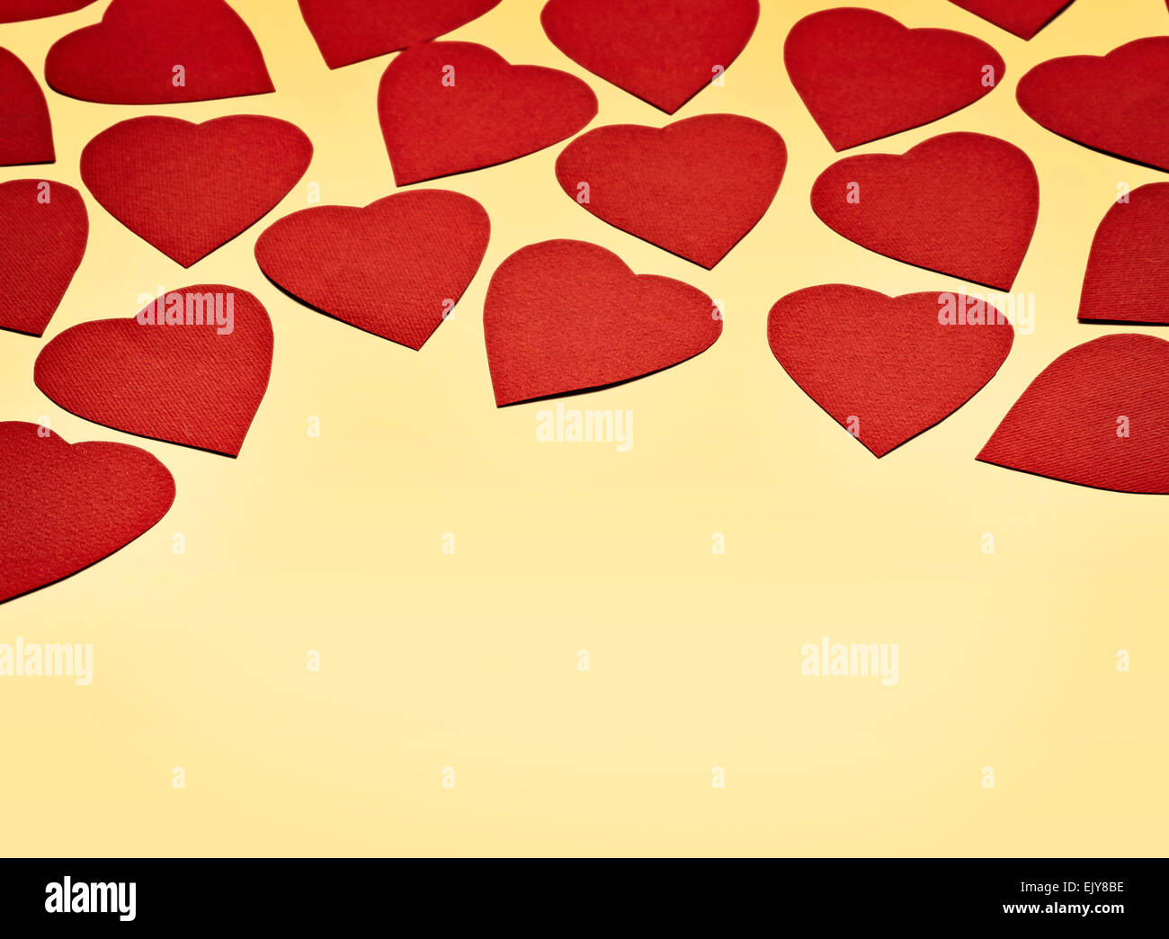 heart shape paper valentines day celebration Stock Photo - Alamy