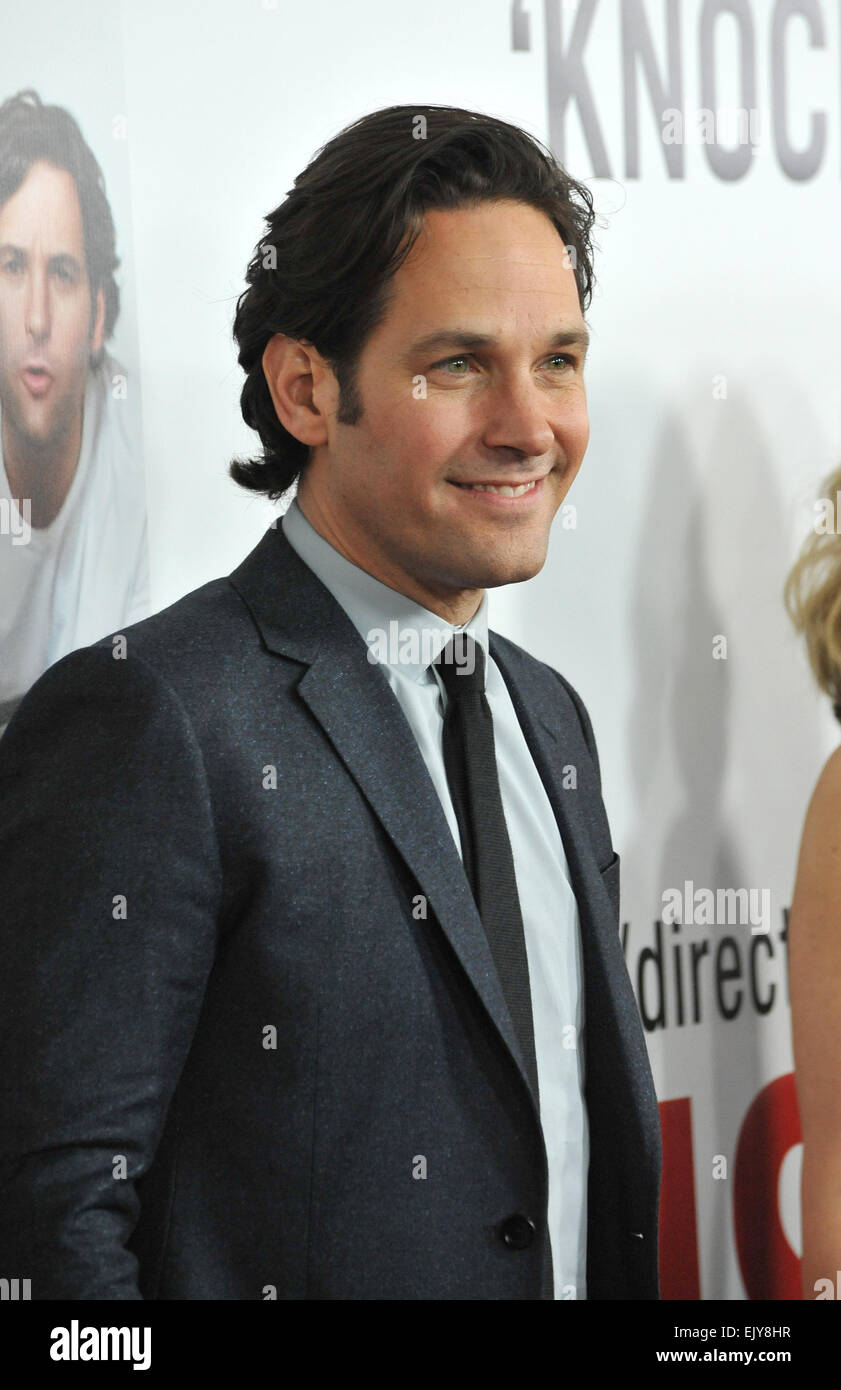 LOS ANGELES, CA - DECEMBER 12, 2012: Paul Rudd at the world premiere of ...
