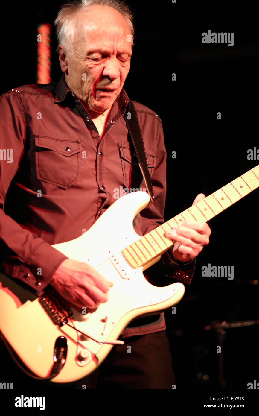 Chester, UK. 2nd April, 2015. Robin Trower, former Procol Harum ...