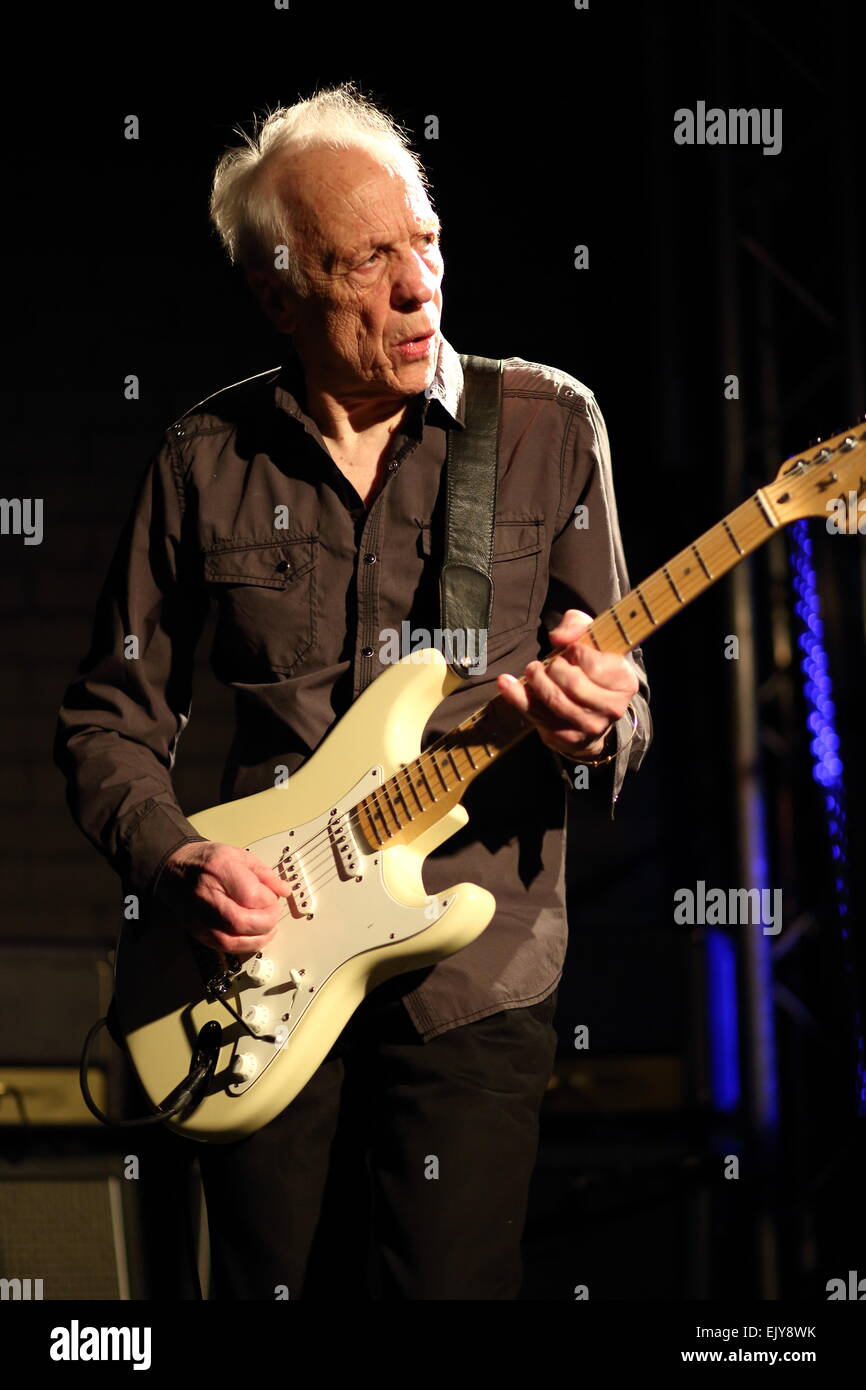 Chester, UK. 2nd April, 2015. Robin Trower, former Procol Harum ...