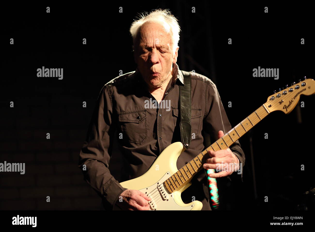 Chester, UK. 2nd April, 2015. Robin Trower, former Procol Harum ...