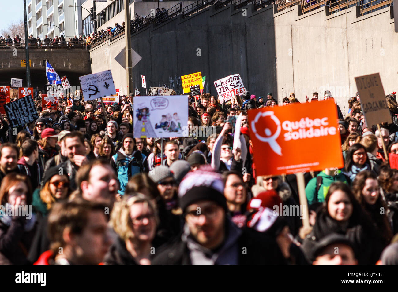 Student students holding signs posters hi-res stock photography and ...