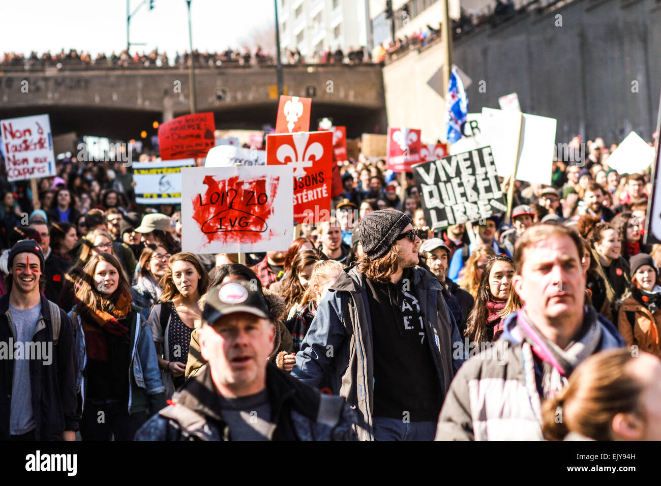 Student students holding signs posters hi-res stock photography and ...