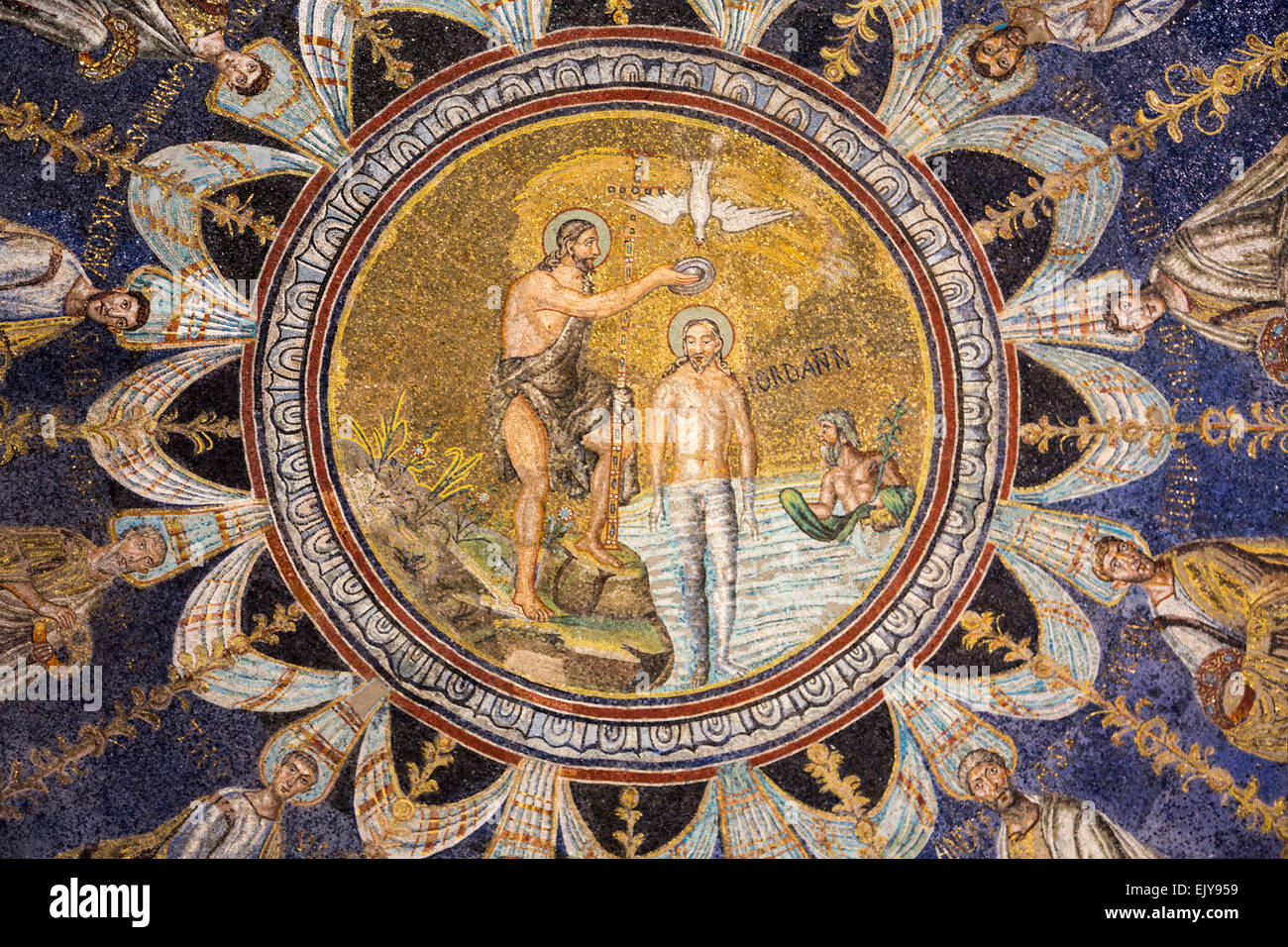 Baptism of christ ravenna hi-res stock photography and images - Alamy