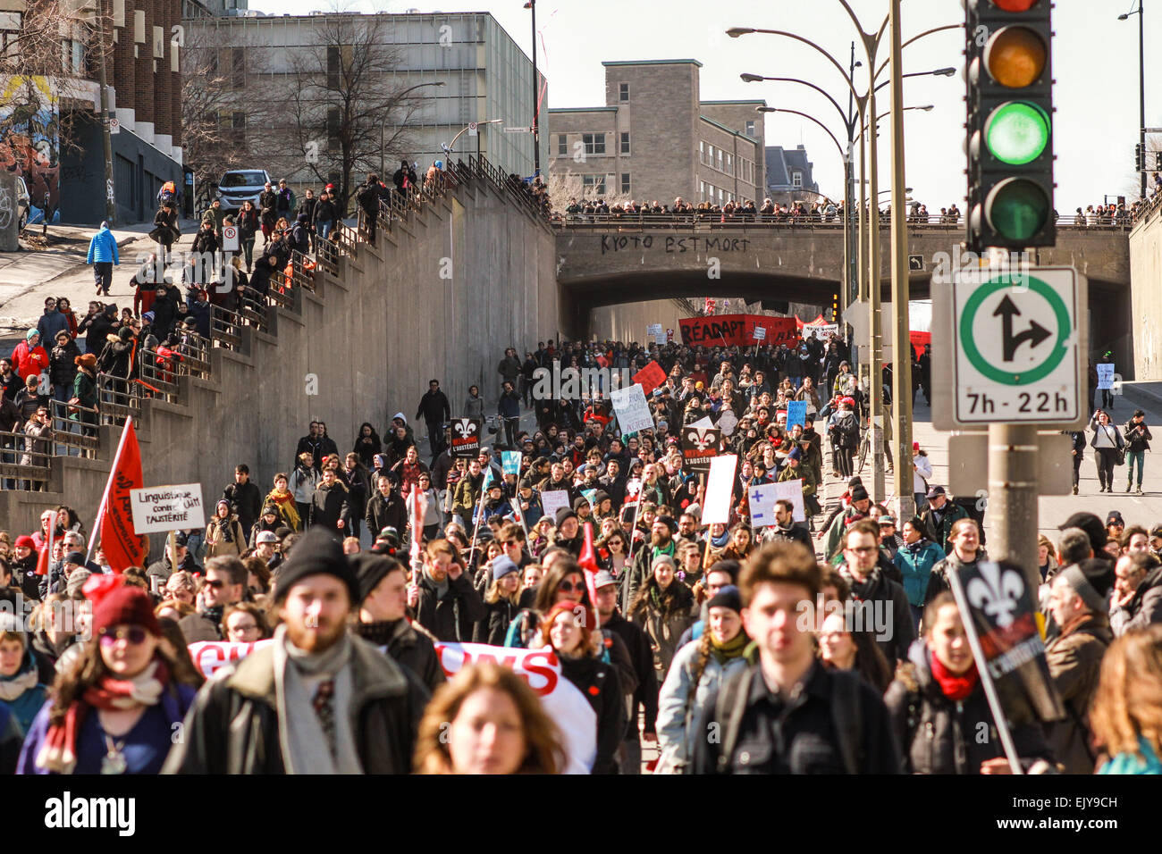 Student students holding signs posters hi-res stock photography and ...