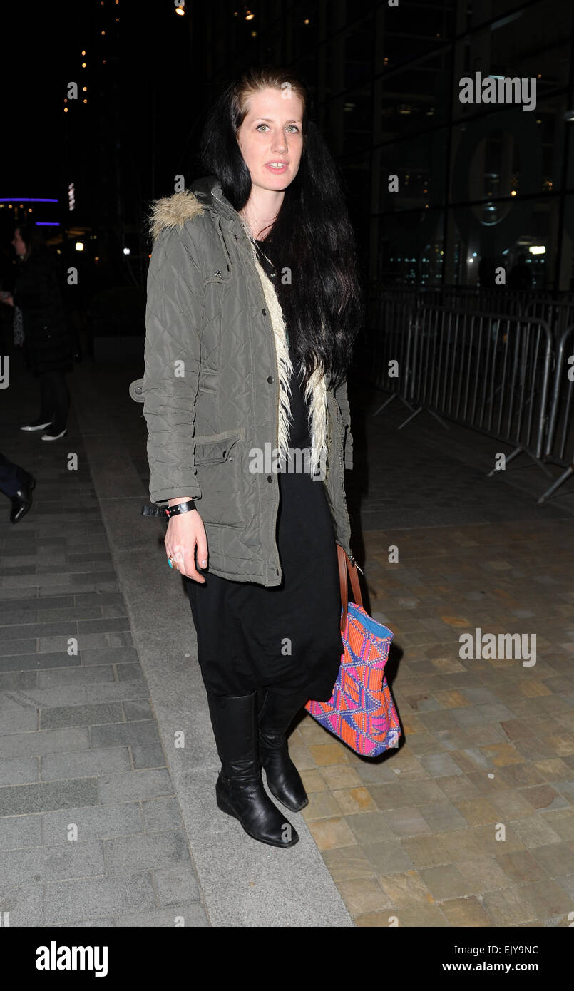 Manchester, UK. 2nd April, 2015. Leaders Debate heckler Victoria ...