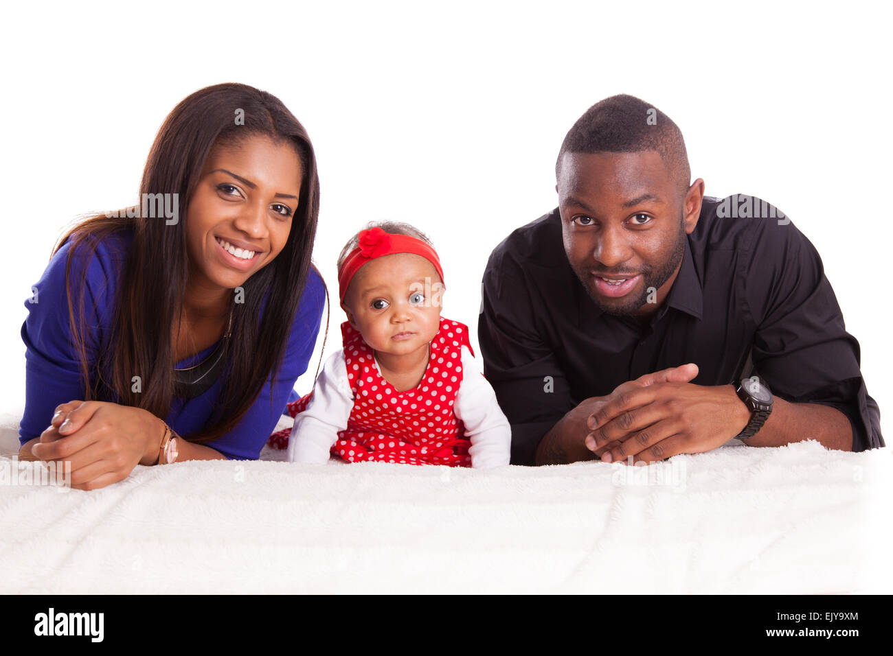Afro caribbean family portrait hi-res stock photography and images - Alamy