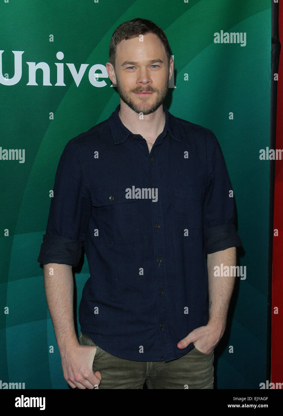 Los Angeles, California, USA. 2nd Apr, 2015. Aaron Ashmore attends NBC ...