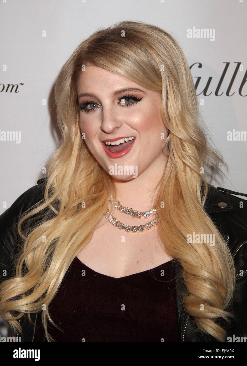 New York, New York, USA. 2nd Apr, 2015. Pop singer MEGHAN TRAINER ...