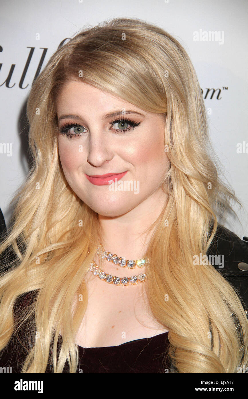 New York, New York, USA. 2nd Apr, 2015. Pop singer MEGHAN TRAINER ...