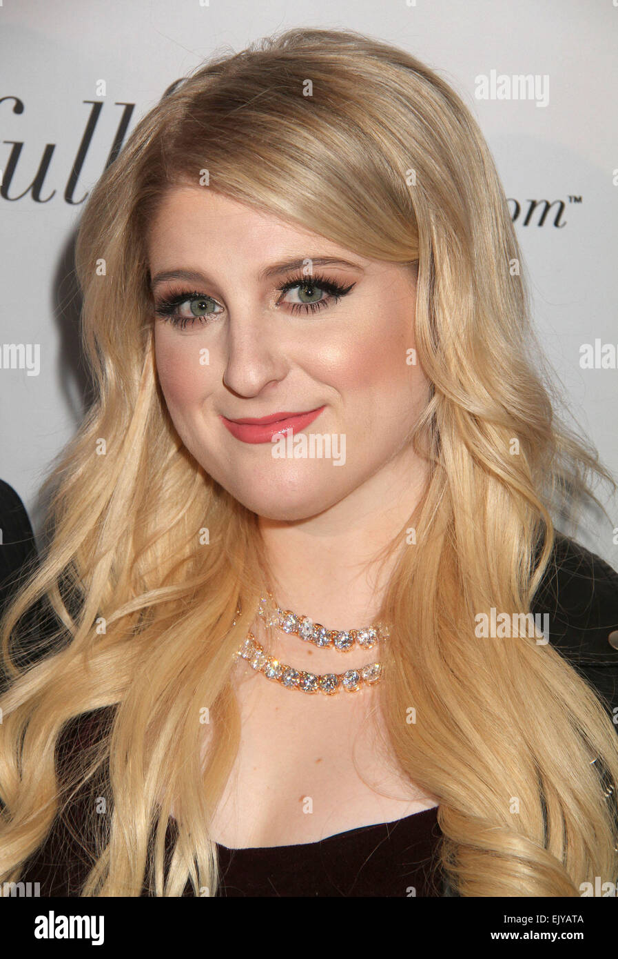 New York, New York, USA. 2nd Apr, 2015. Pop singer MEGHAN TRAINER ...