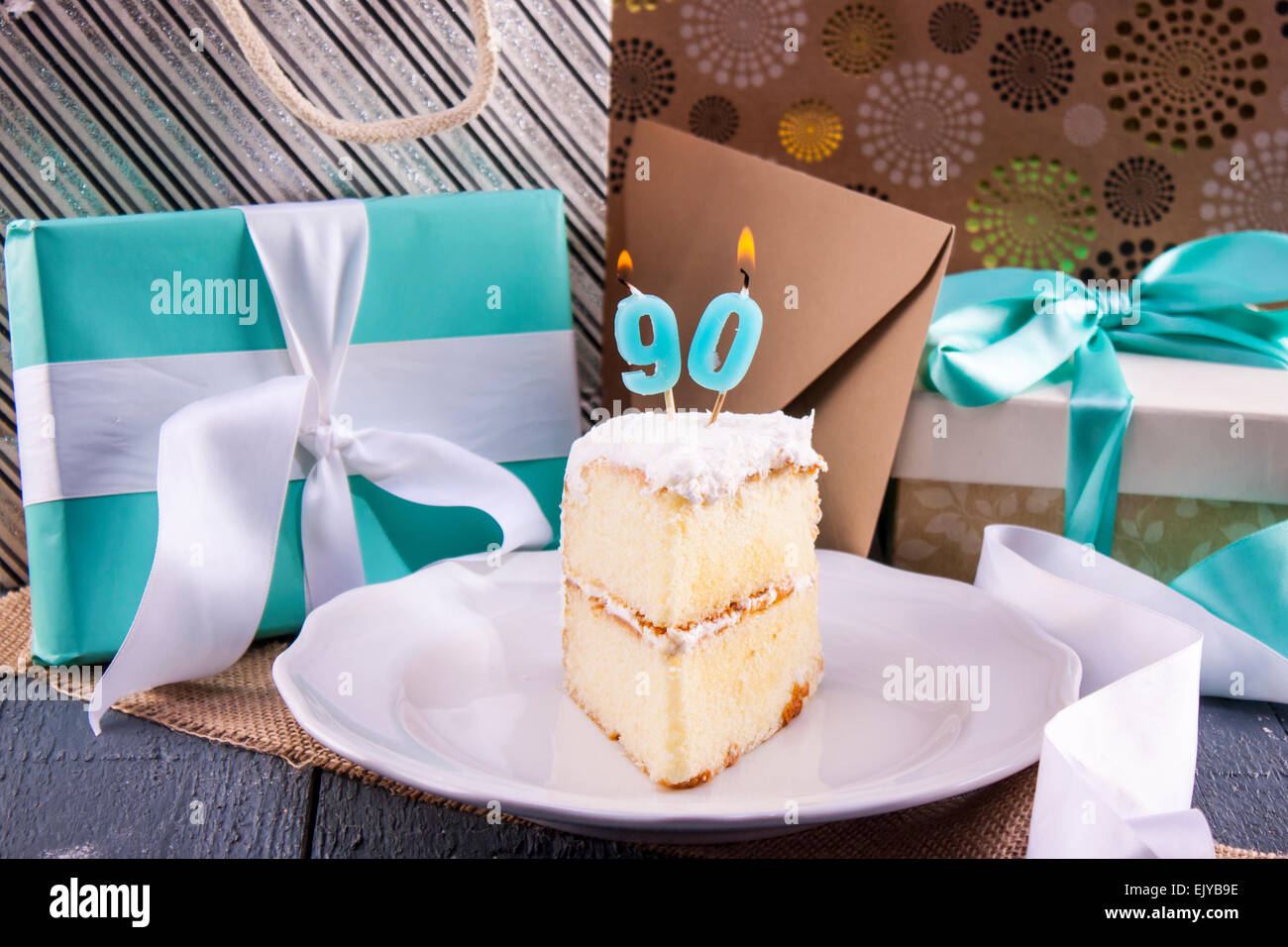 Ninetieth birthday cake hi-res stock photography and images - Alamy