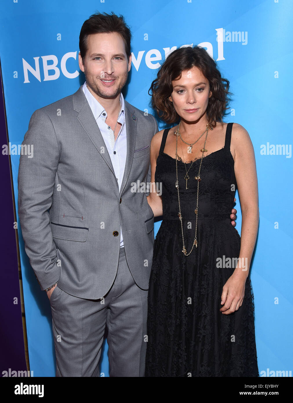 Pasadnea, California, USA. 2nd Apr, 2015. Peter Facinelli & Anna Friel ...