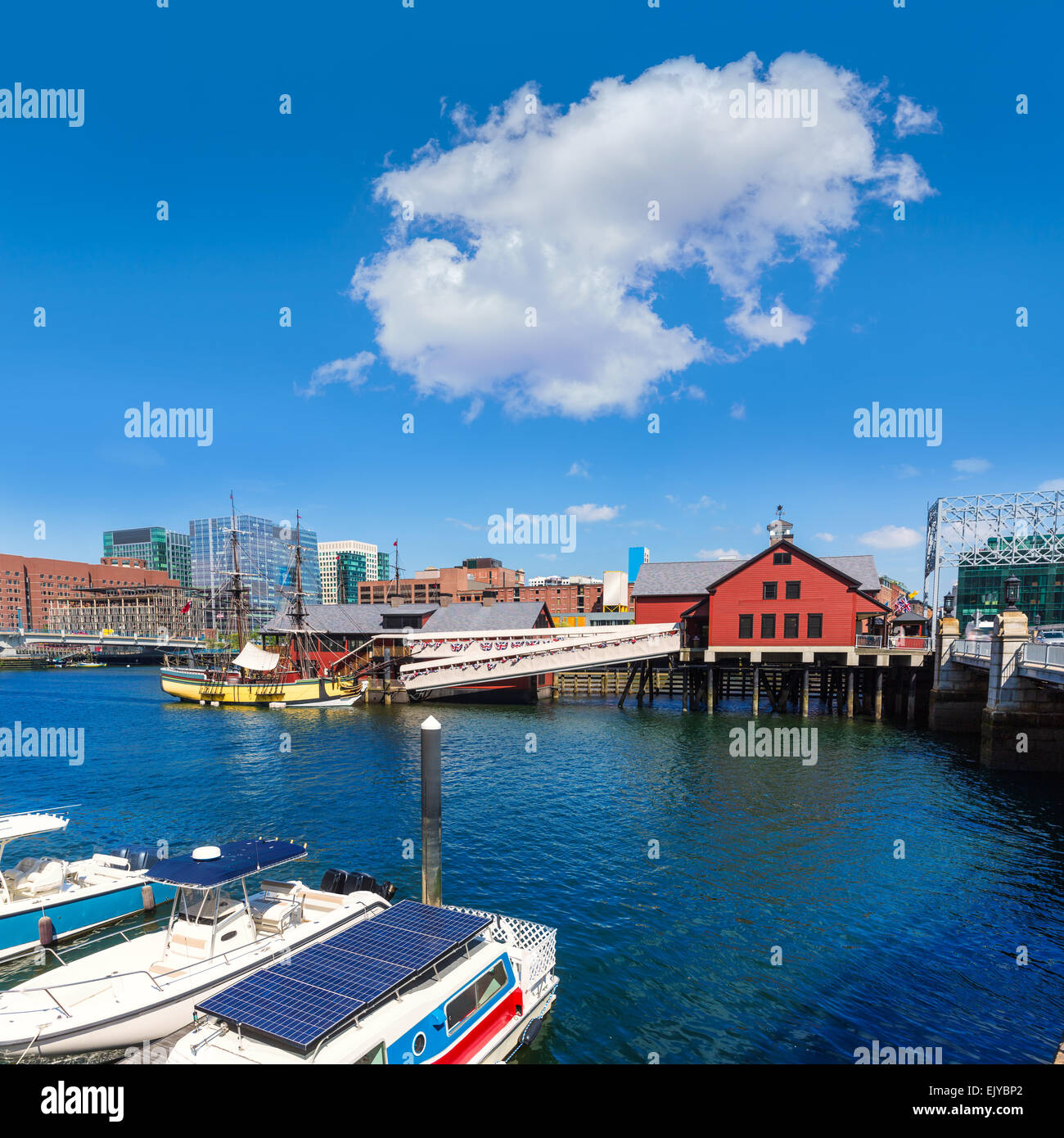 Boston Tea Party in Massachusetts USA Stock Photo - Alamy