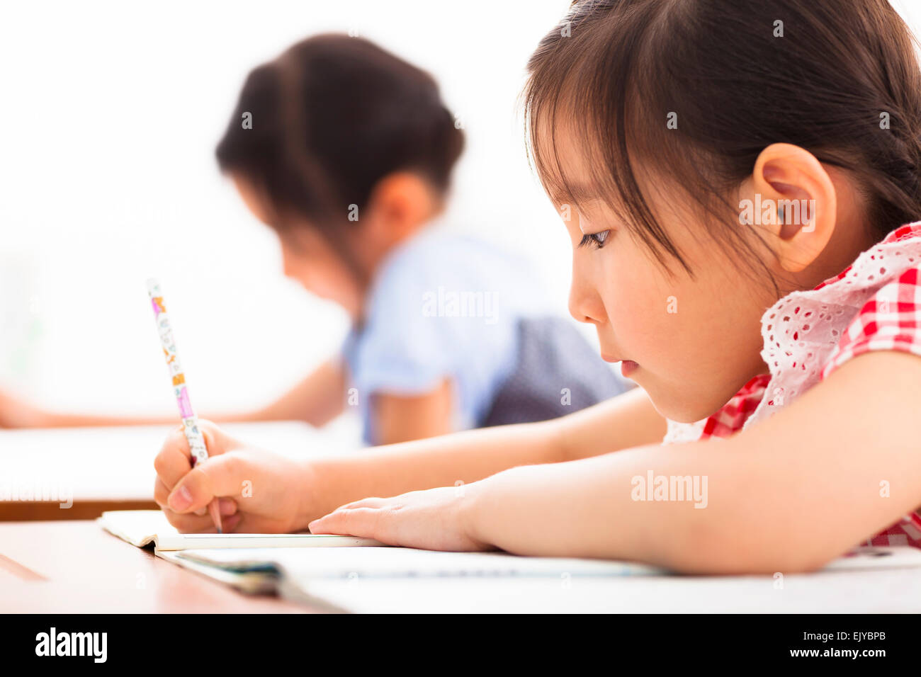 happy children study in the classroom Stock Photo - Alamy