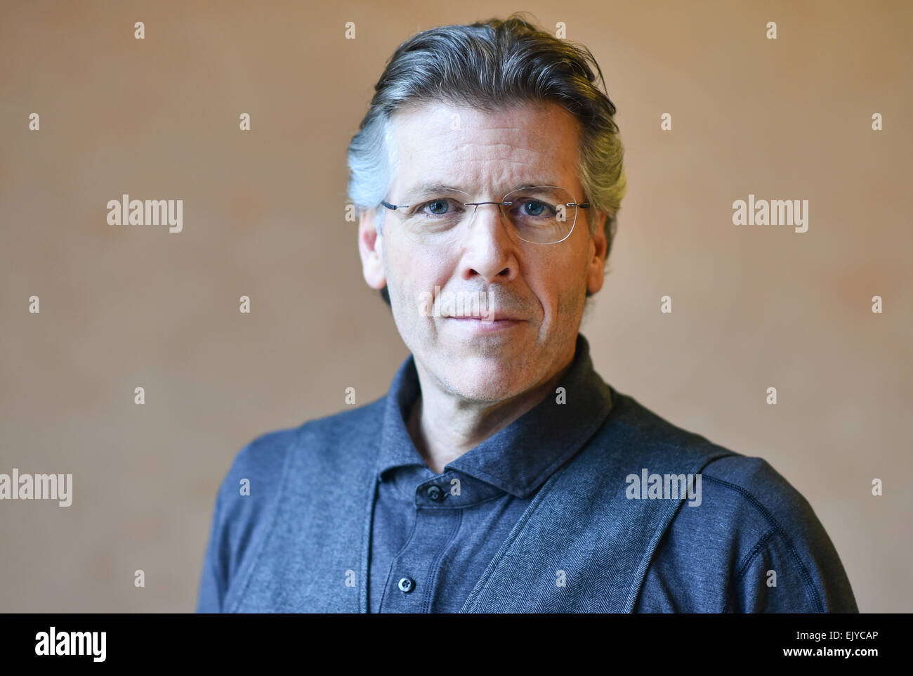 Heidelberg, Germany. 31st Mar, 2015. US singer Thomas Hampson poses ...